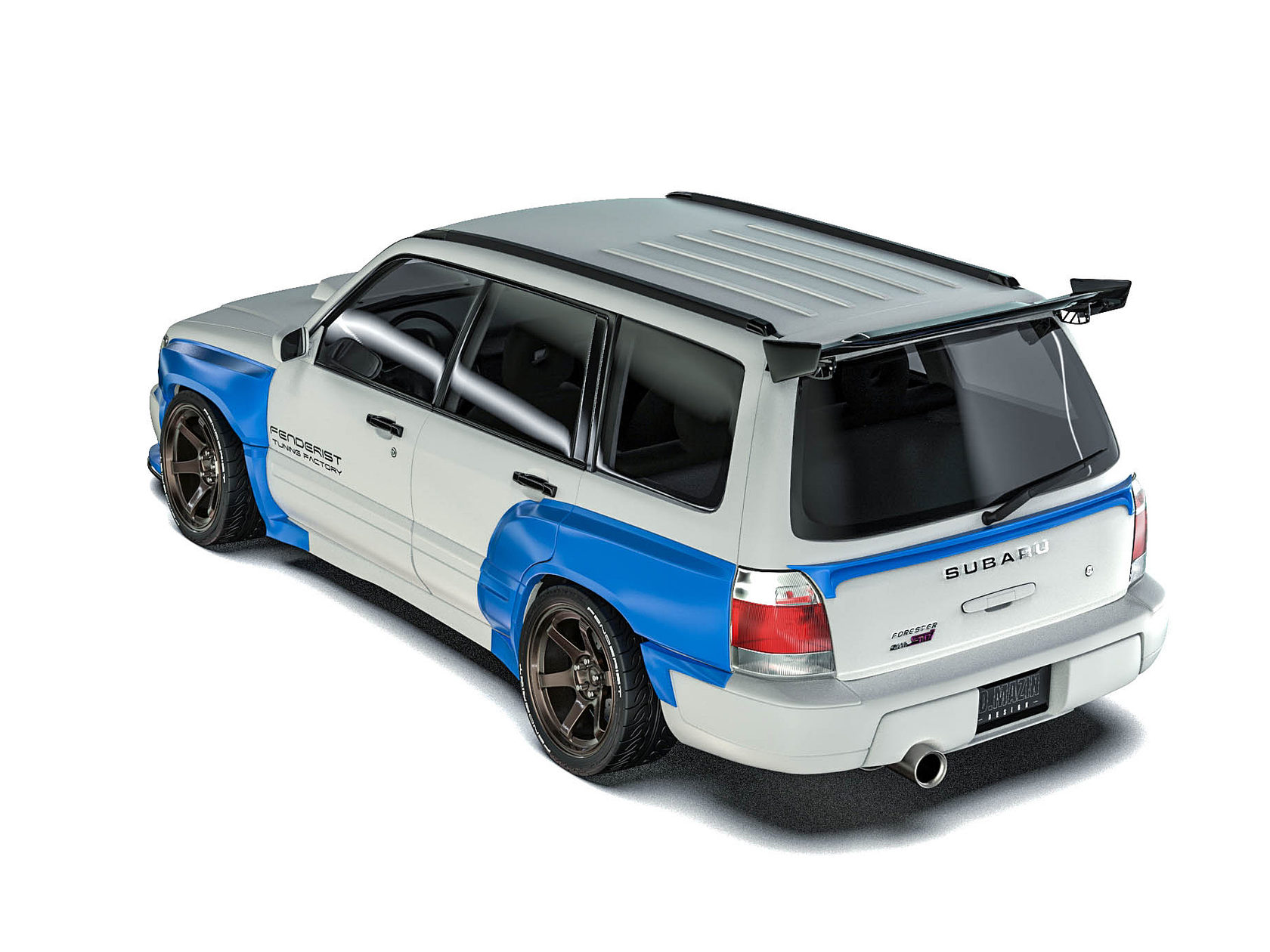 FENDERIST SPEC S Fender Flares Set / WIDE BODY KIT SUBARU FORESTER SF5 ...