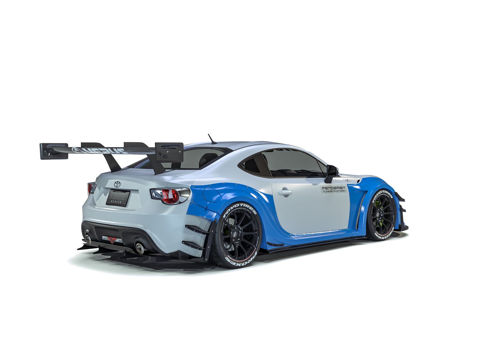 Full FENDERIST SPEC R kit / WIDE BODY KIT TOYOTA GT86 / SCION FRS 2011-2017