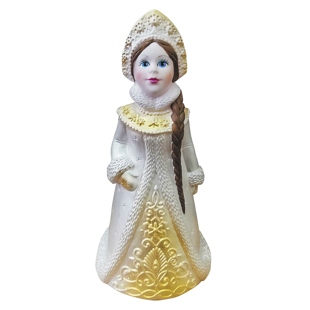 Игрушка кукла под елку Снегурочка в ретро стиле