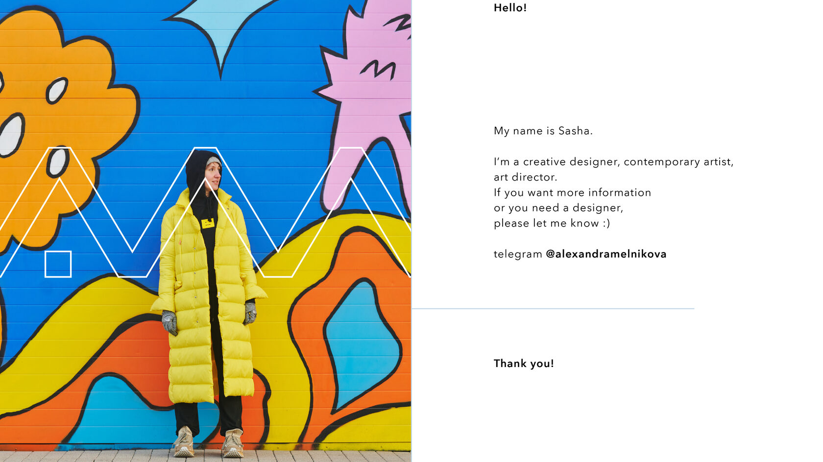 Design Portfolio Sasha Melnikova