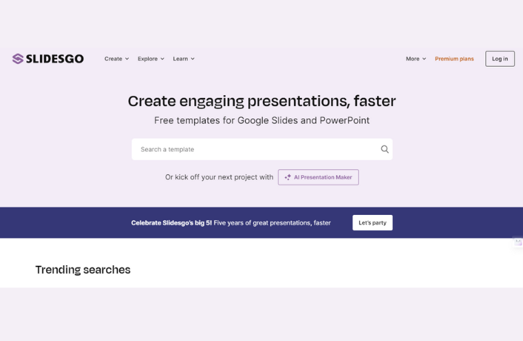 Slidesgo: Modelos gratuitos para Google Slides e PowerPoint