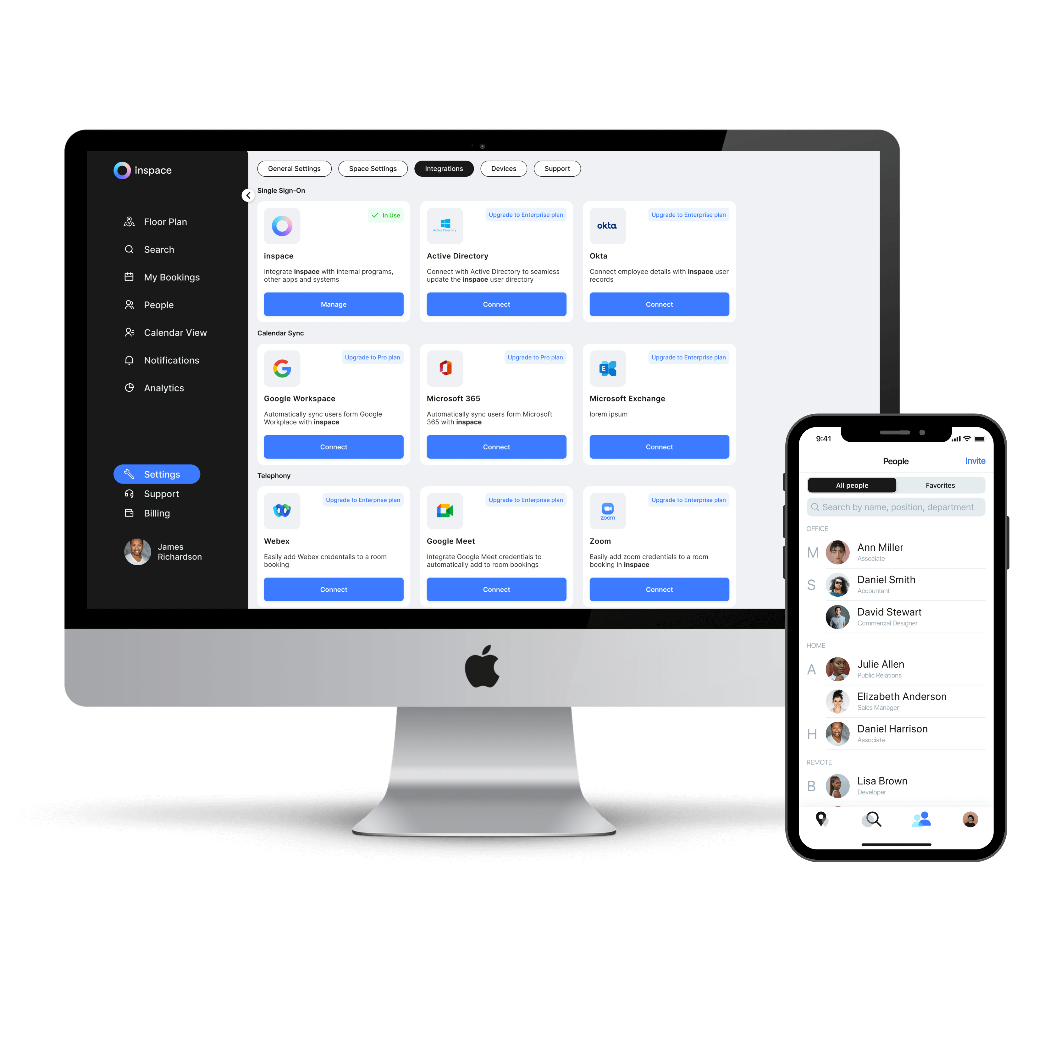 Integrations: Active Directory | inspace Help Center