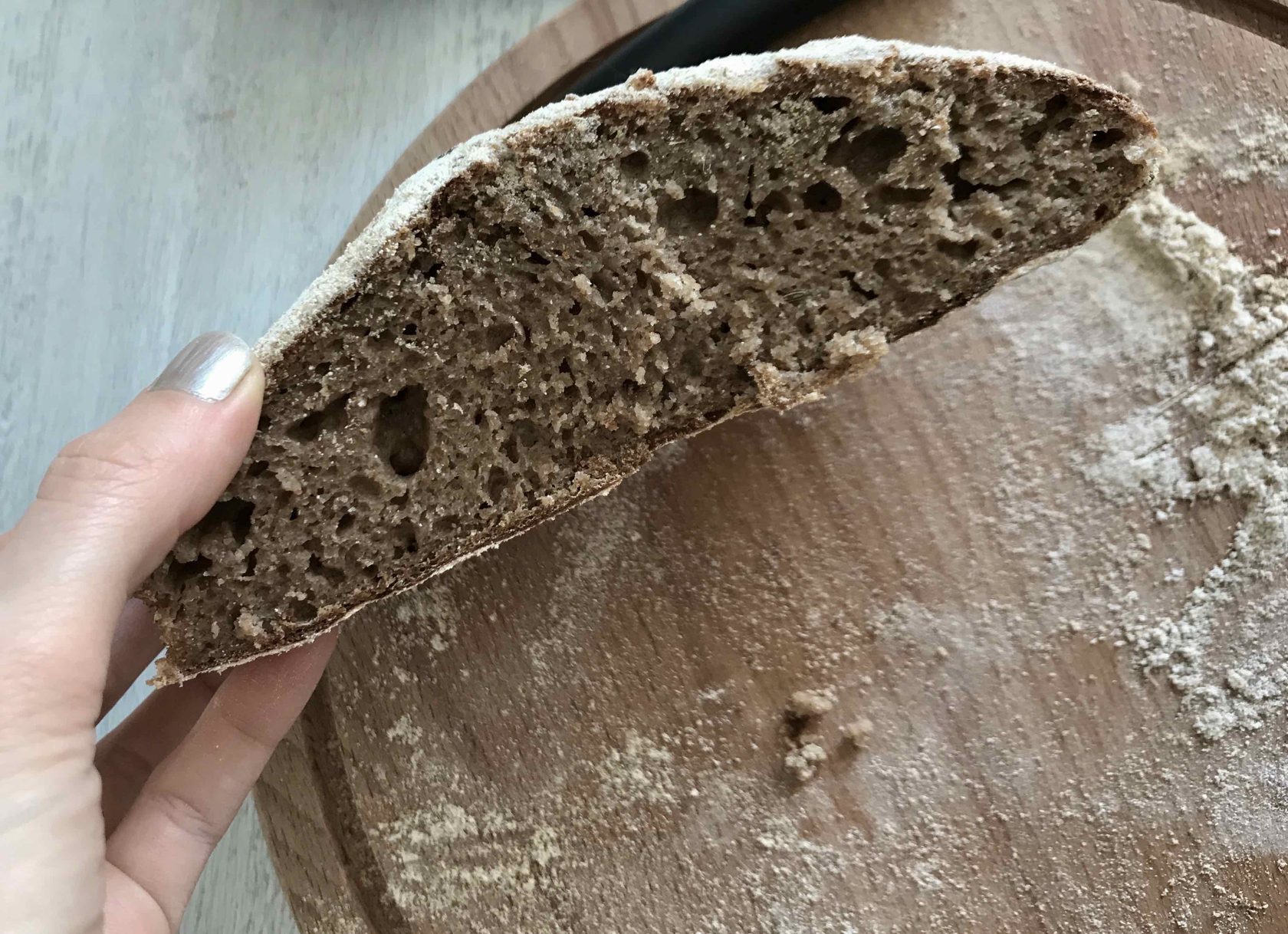 Authentic Northern Rye Bread Recipe with Only Rye Flour, Salt and Water