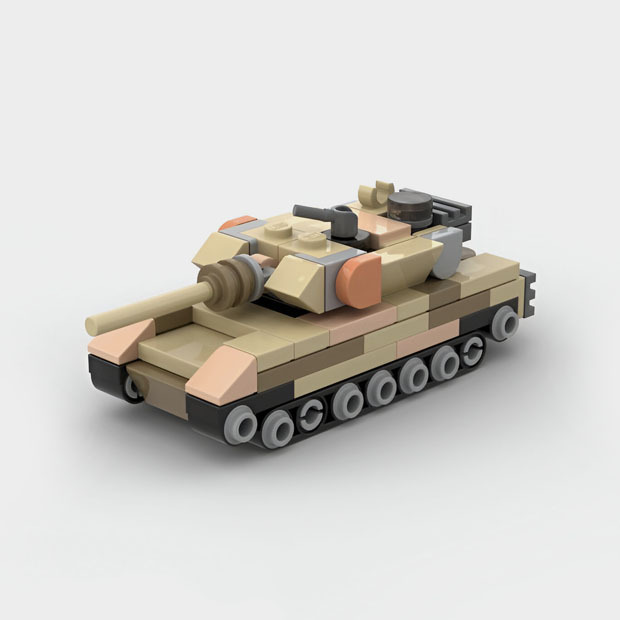 LEGO мини самоделка: Танк Leopard 2
