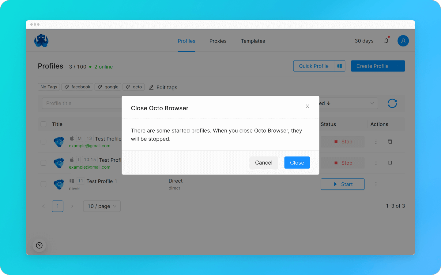 Octo Browser 1.10: selecting the OS version and macOS architecture Octo Browser 1.10: selecting the OS version and macOS architecture