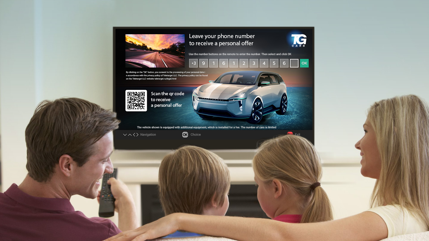 Teletarget - Interactive advertising on TV