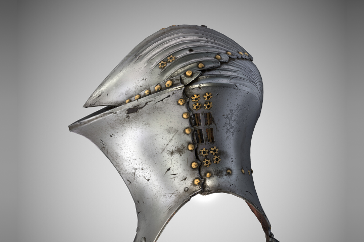 Stechhelm (Frog-mouth helm)