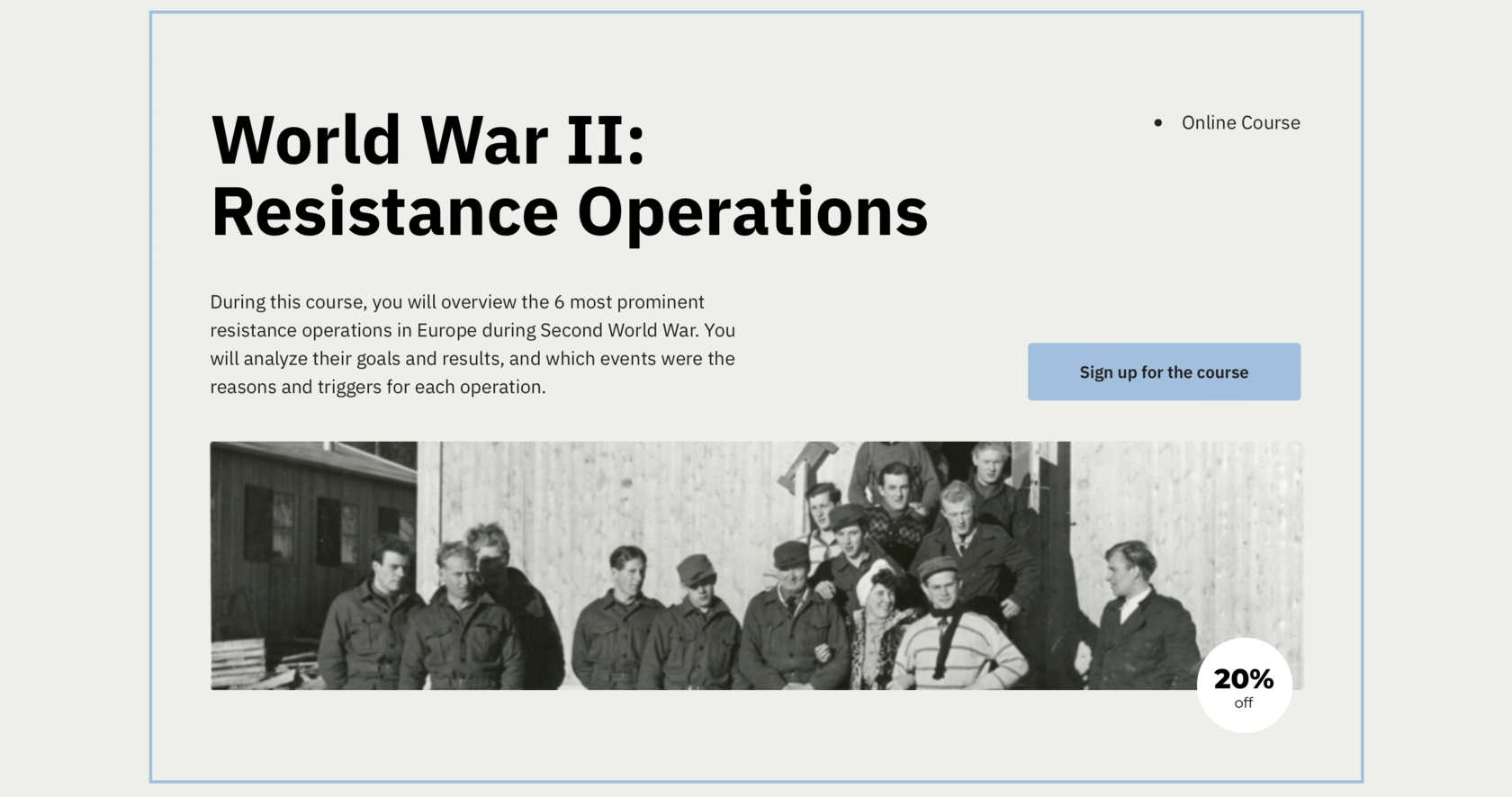 World War II: Resistance Operations
