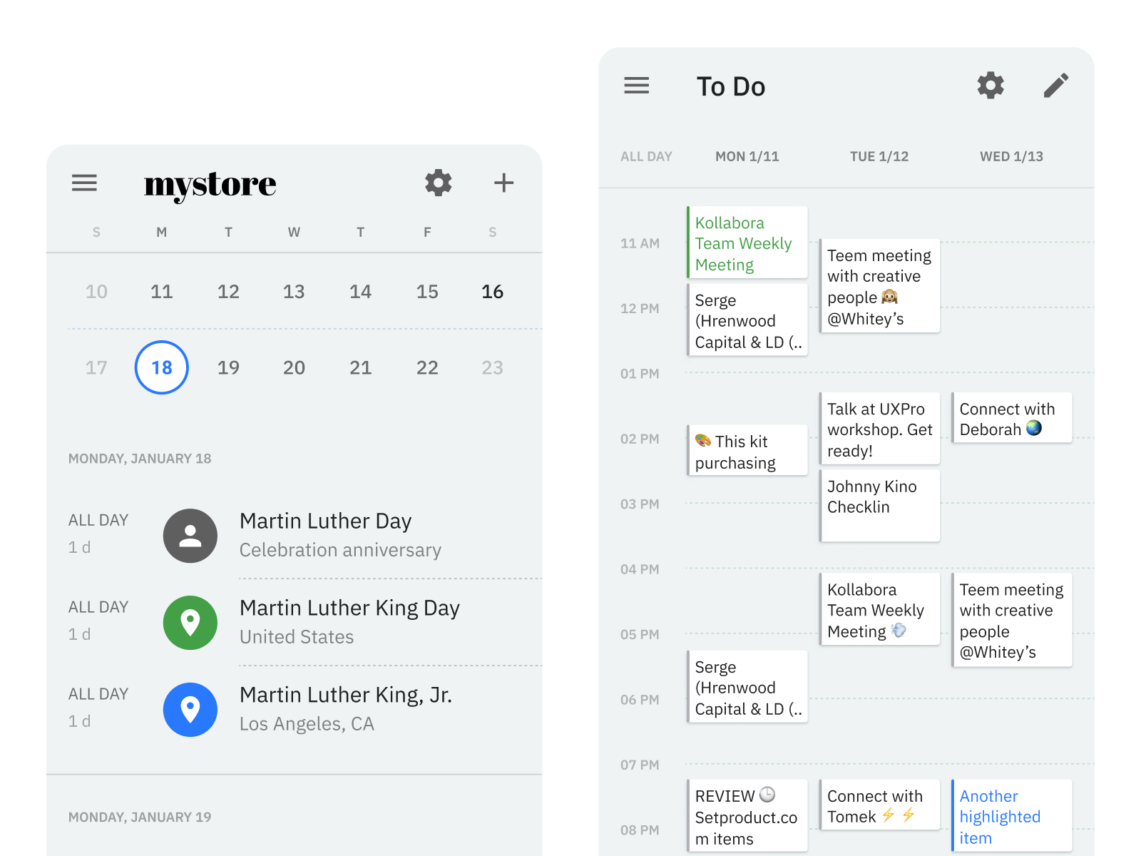 Figma Android UI kit - Project management app templates