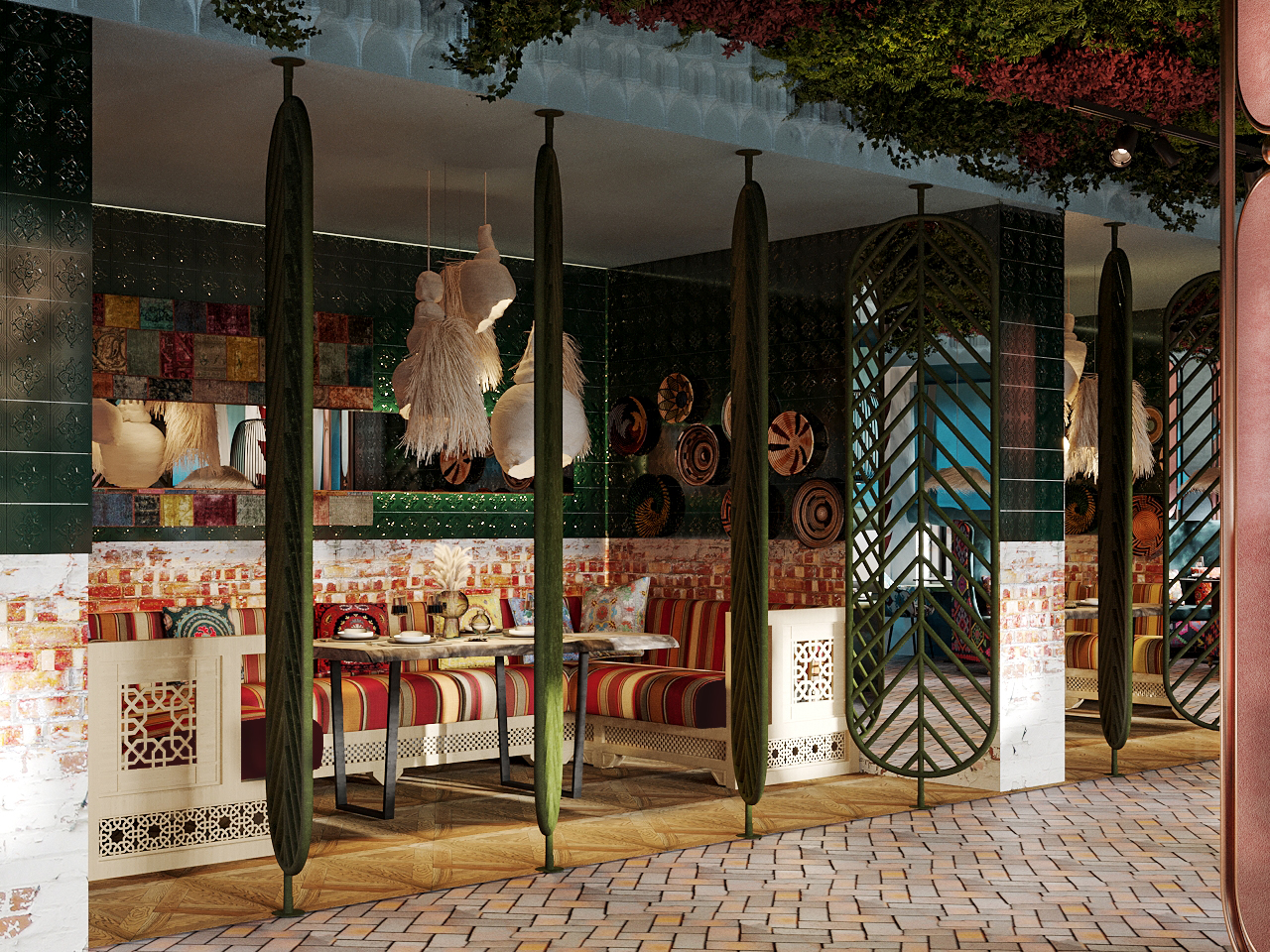 Узбекский ресторан - Портфолио студии дизайна Polyakovadesign