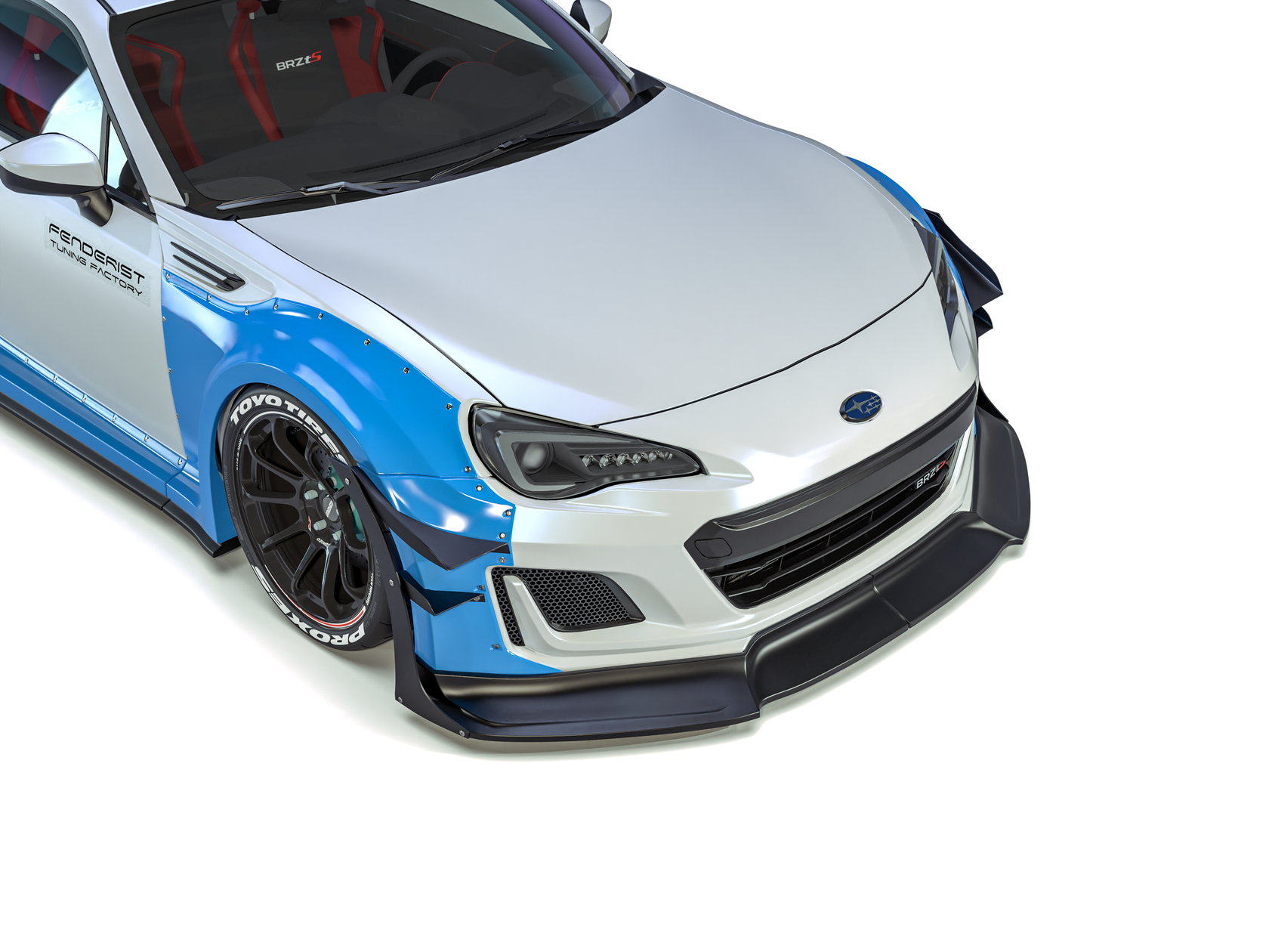 Full FENDERIST SPEC R kit / WIDE BODY KIT SUBARU BRZ 2017-2020