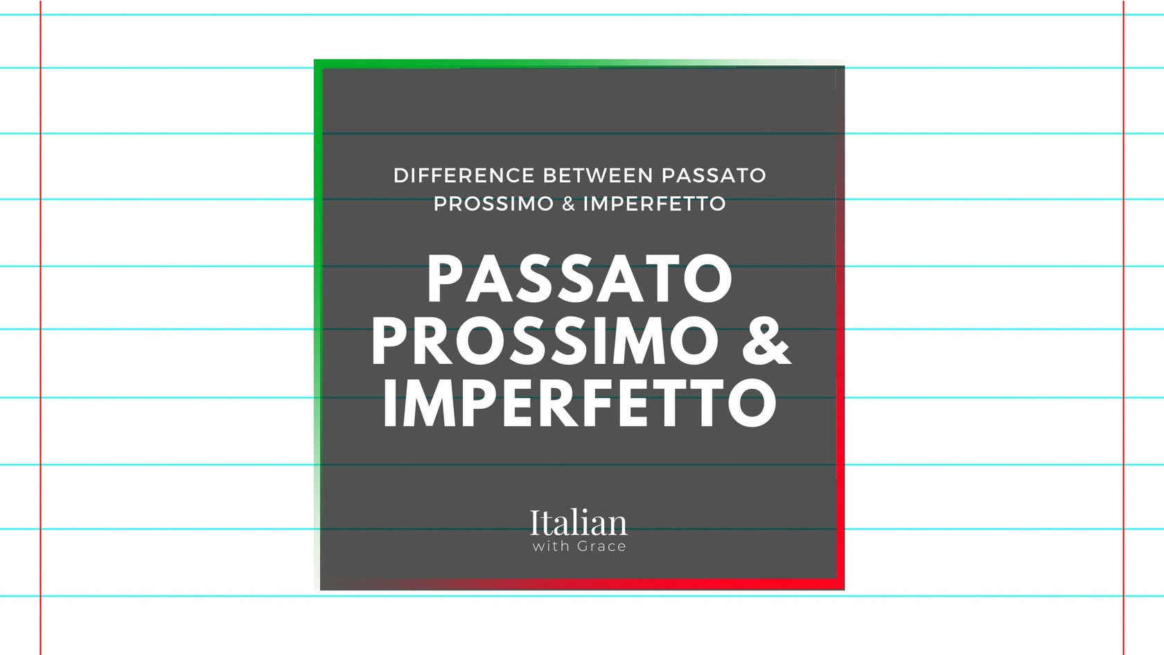 Differenza tra passato prossimo e imperfetto