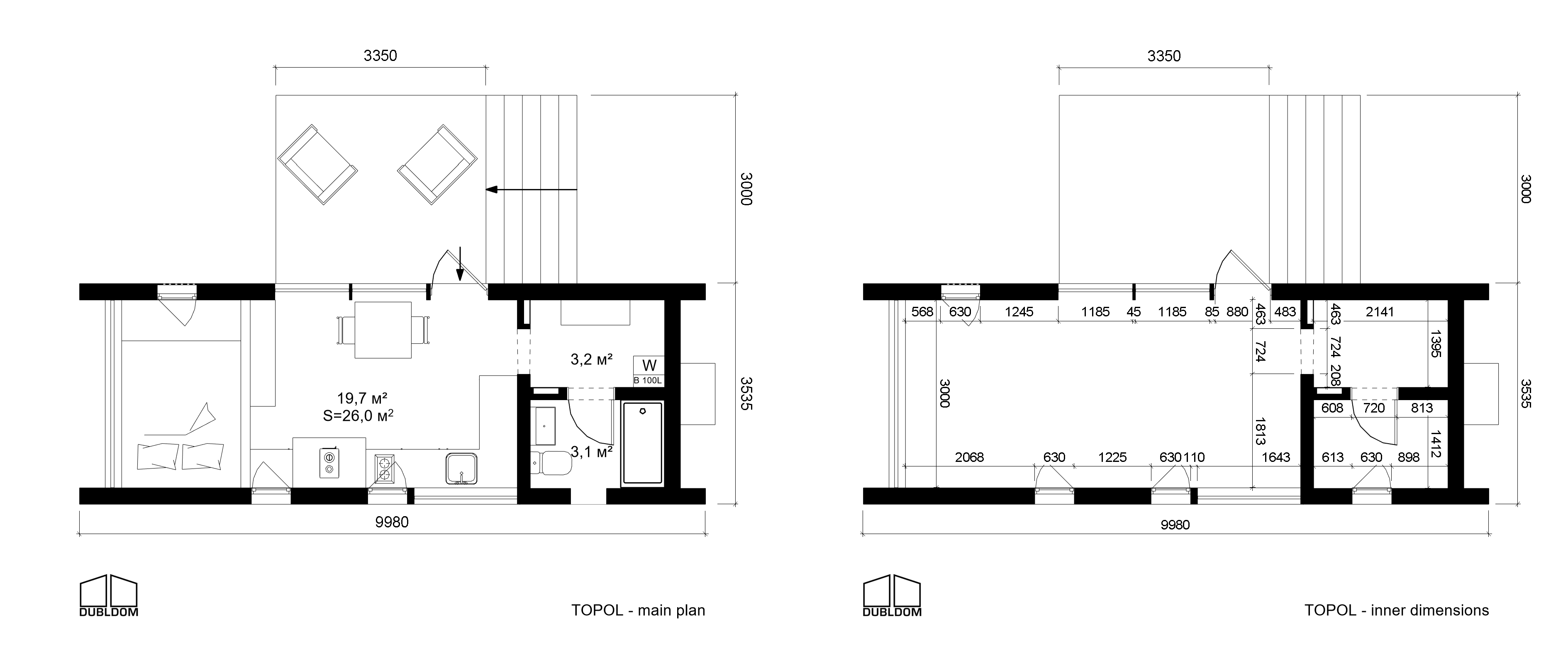 MODEL "TOPOL" / DUBLDOM