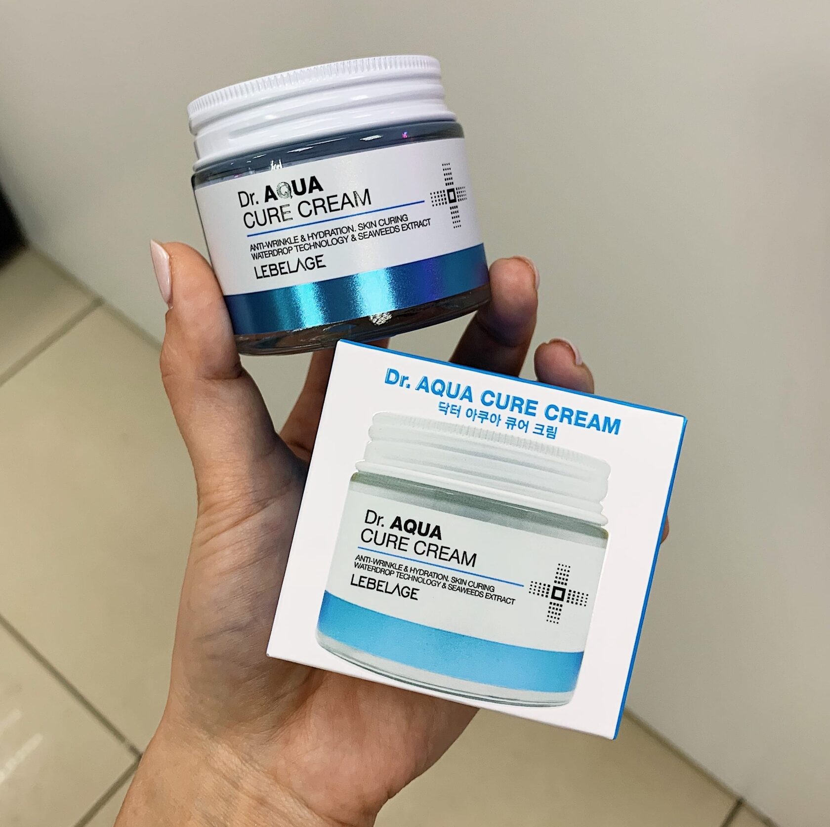 Lebelage Dr. Aqua Крем для лица с экстрактом морских водорослей
