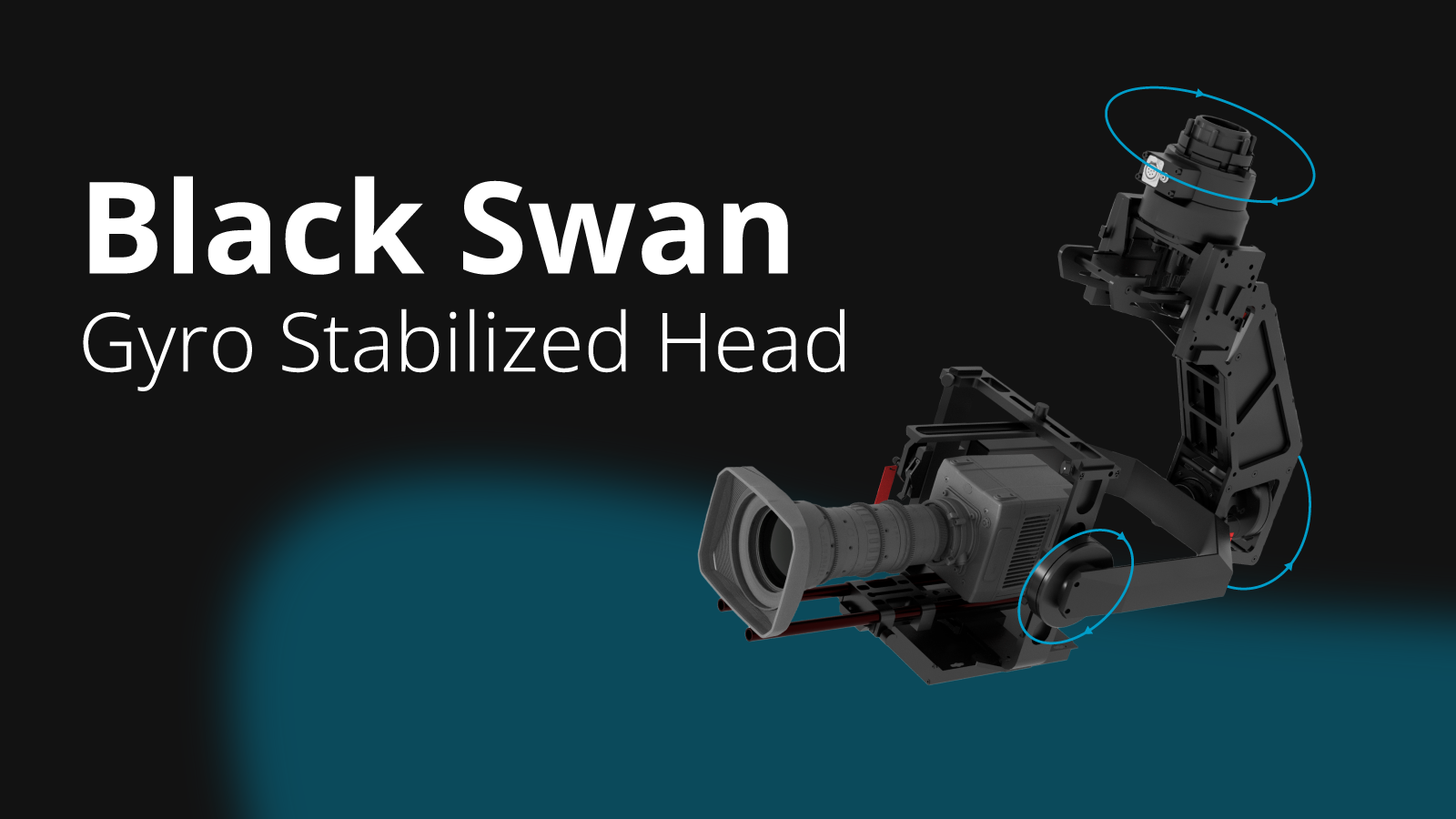 Black Swan - Gyro Stabilized Camera Head - JoyMechanix