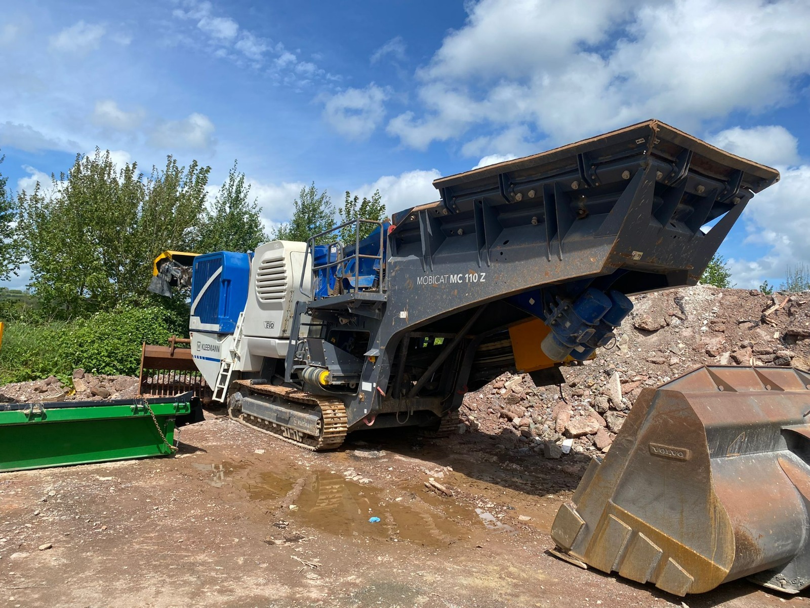 Щековая дробилка Kleemann mobicat MC 110 (2017)