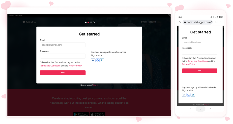 Start your own dating site with PG Dating Pro