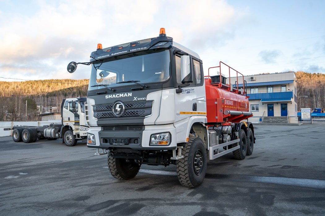 АТЗ Shacman X3000 6x6 белый объем цистерны 17 м3 купить в России ️| Грузовая техника td-trucks.ru