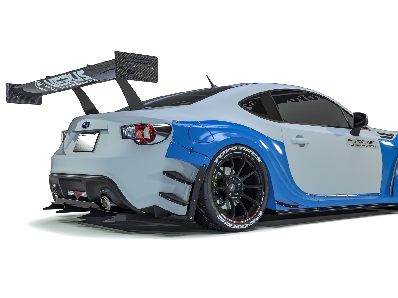 Full FENDERIST SPEC R kit / WIDE BODY KIT SUBARU BRZ 2011-2017