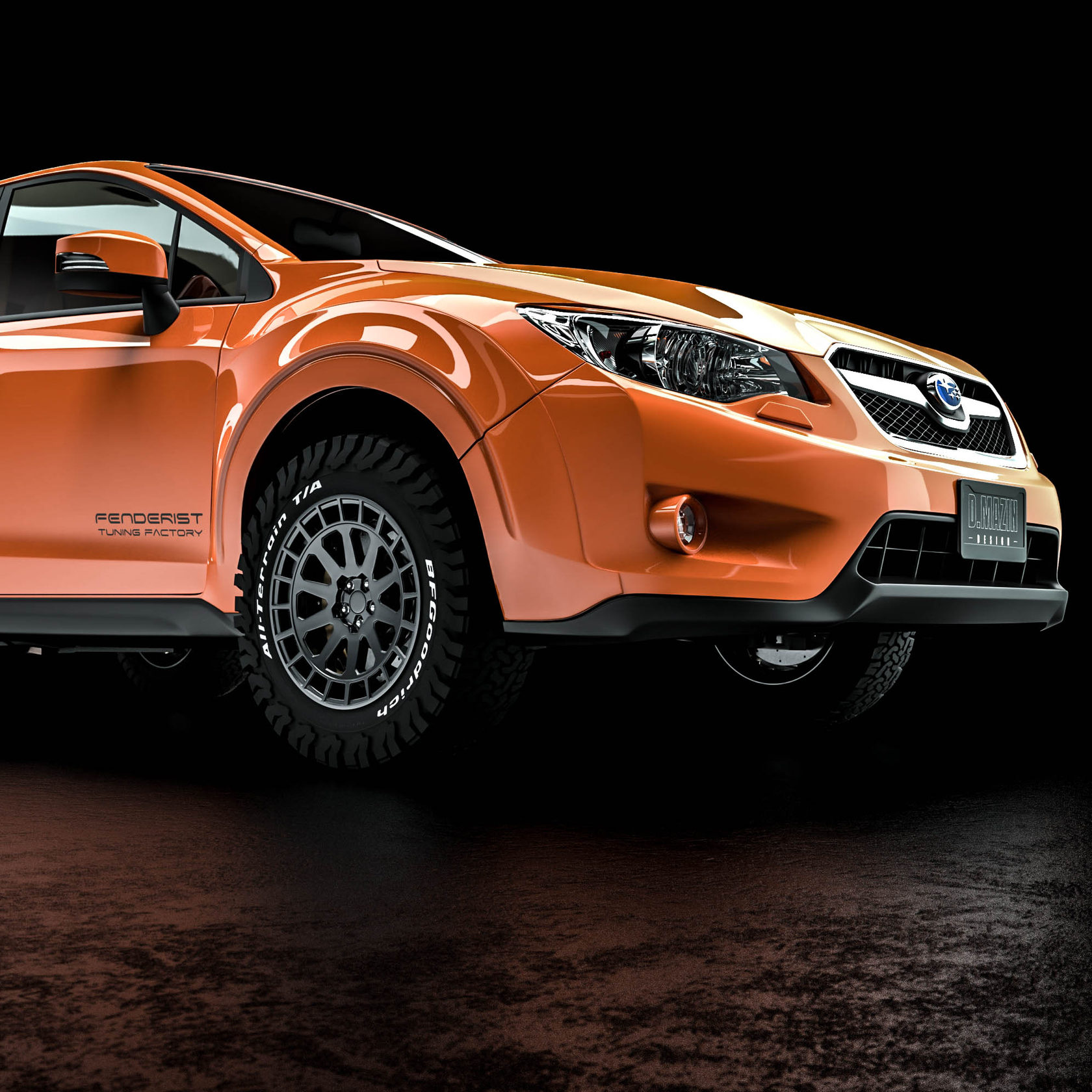 Fender Flares Set / WIDE BODY KIT SUBARU XV 14-18