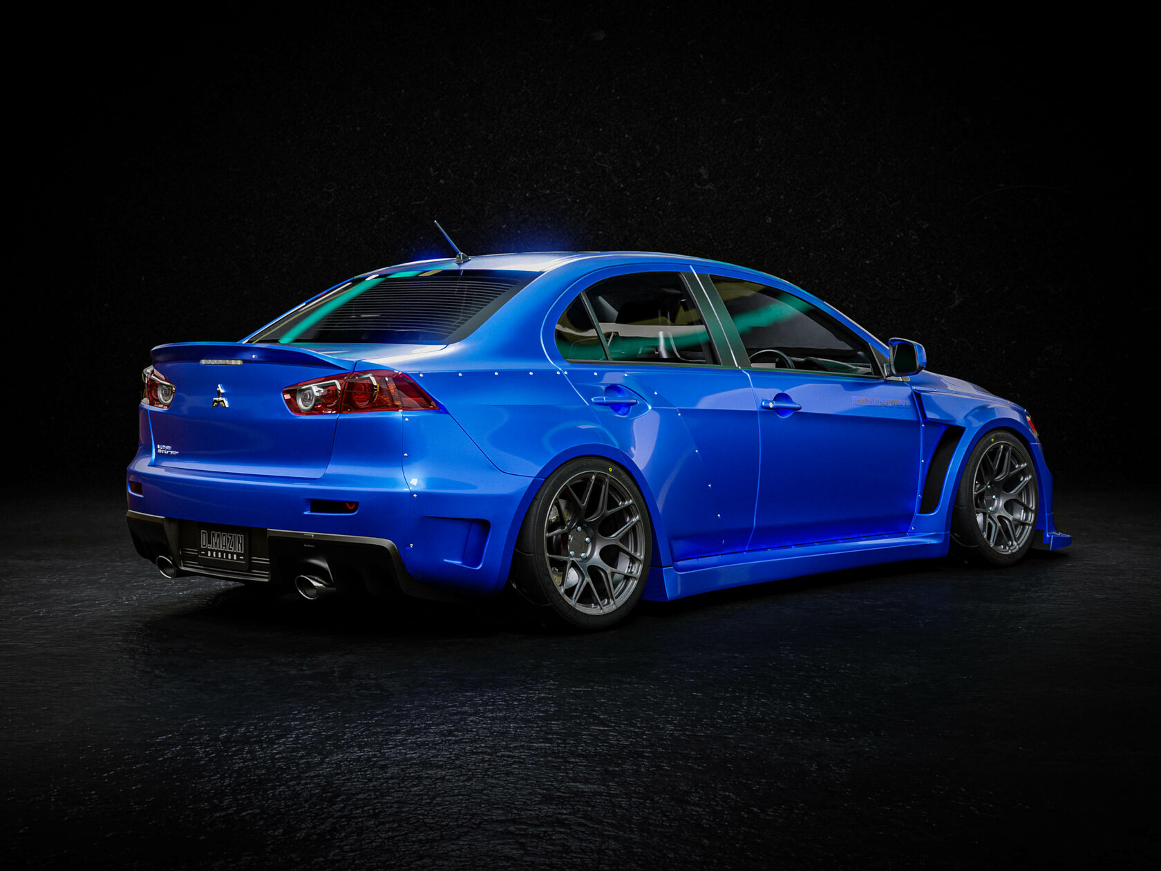 FENDERIST SPEC S Full Set / WIDE BODY KIT MITSUBISHI LANCER EVO X 2008-2015