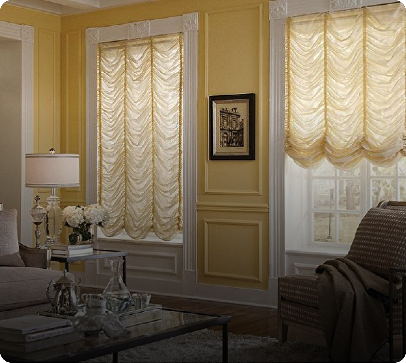 Стильные шторы на заказ в Москве и Московской области | VIART