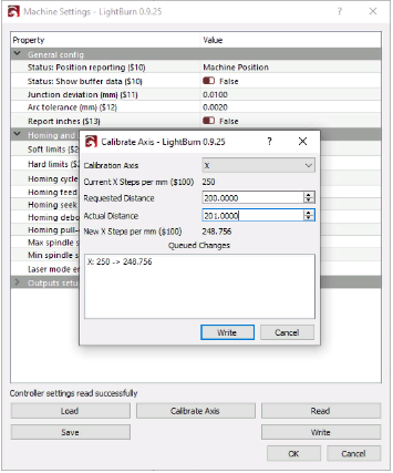 GRBL и Ruida: настройка лазера для LightBurn — Gistroy