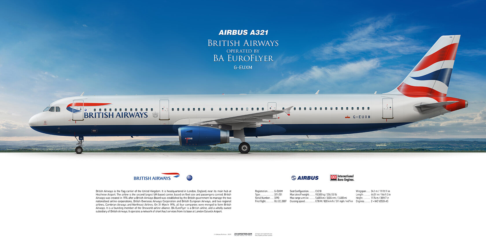 Aviaposter | Posters Gallery | Unique profile prints