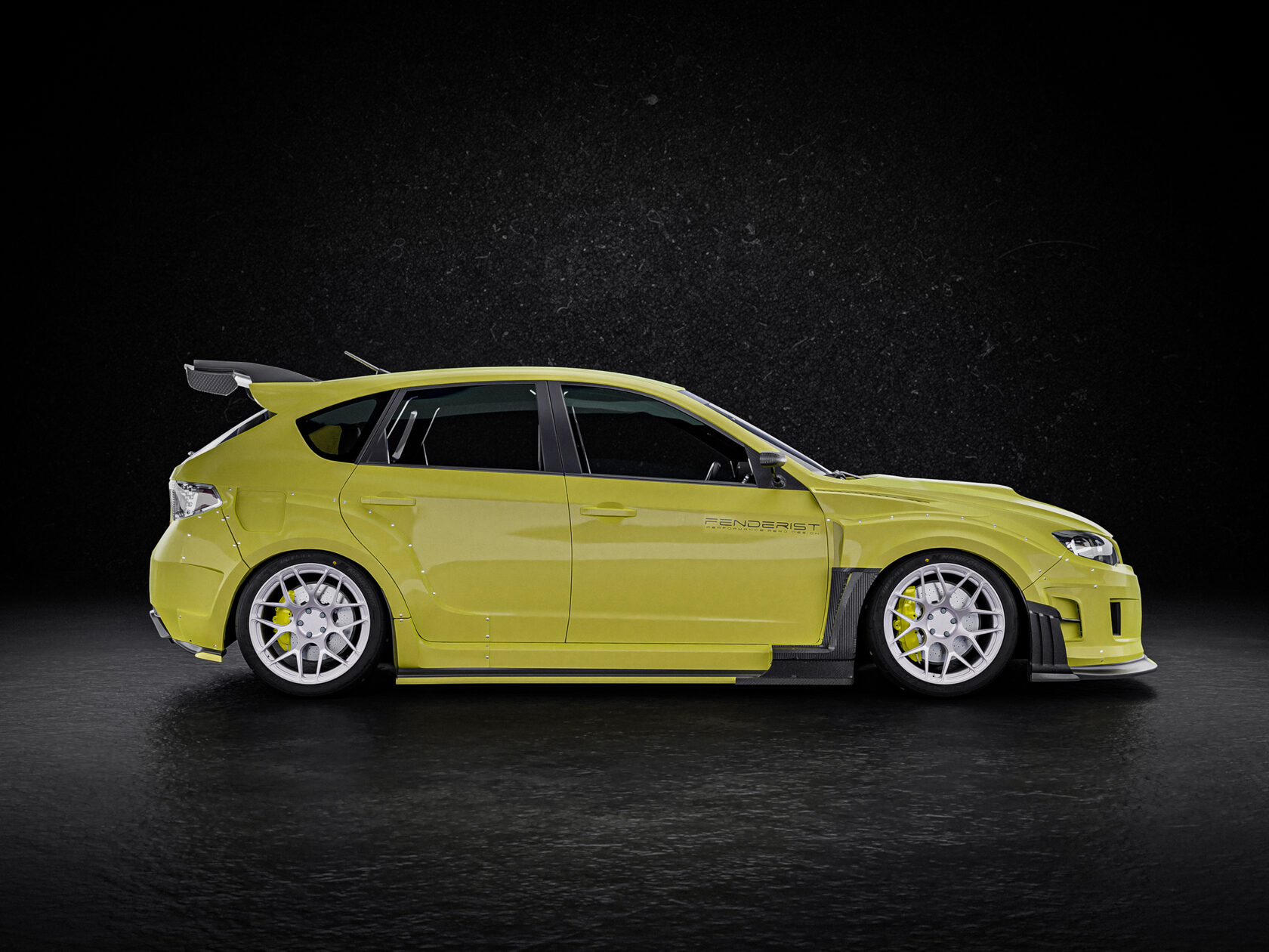 FENDERIST SPEC S BUMPER CANNARDS SUBARU IMPREZA WRX STI GRB/GRF 10-14