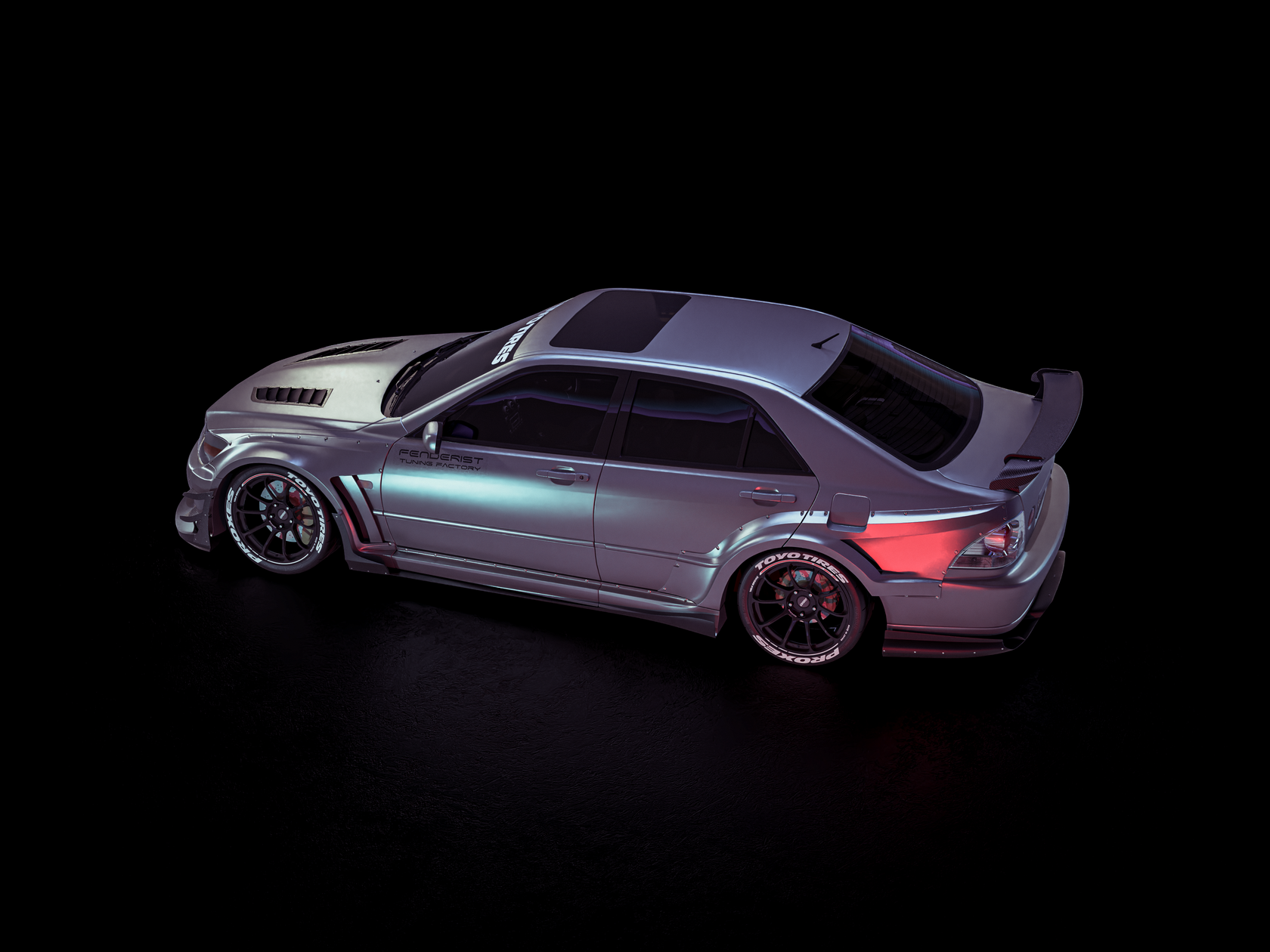 Full FENDERIST SPEC R GRIP kit / WIDE BODY KIT TOYOTA ALTEZZA / LEXUS ...