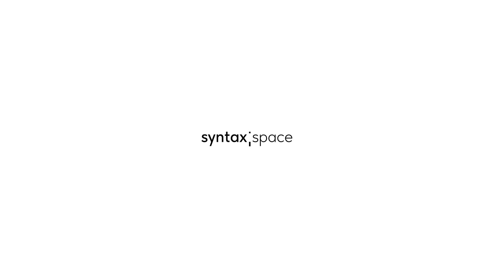 syntax.space