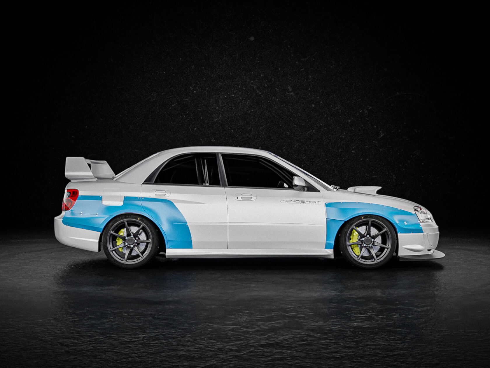 FENDERIST SPEC S Fender Flares Set / Wide Body Kit SUBARU IMPREZA WRX (GDA) / WRX STI (GDB) 03-05