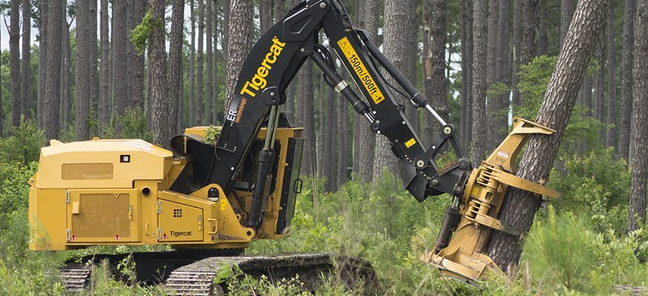Валочно-пакетирующая машина Tigercat 855E | АмбиТех - официальный дилер ...