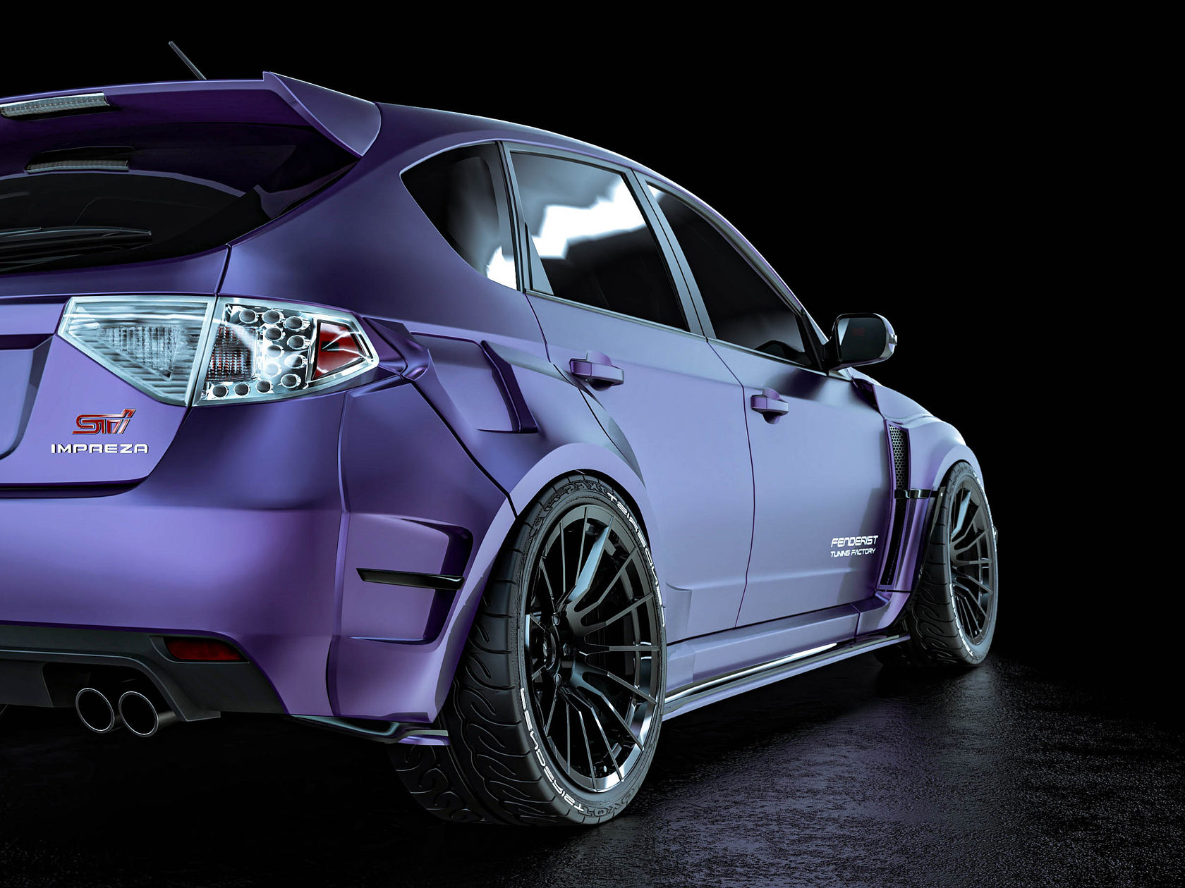 BUMPER CANNARDS SUBARU IMPREZA WRX STI GRB/GRF 10-14