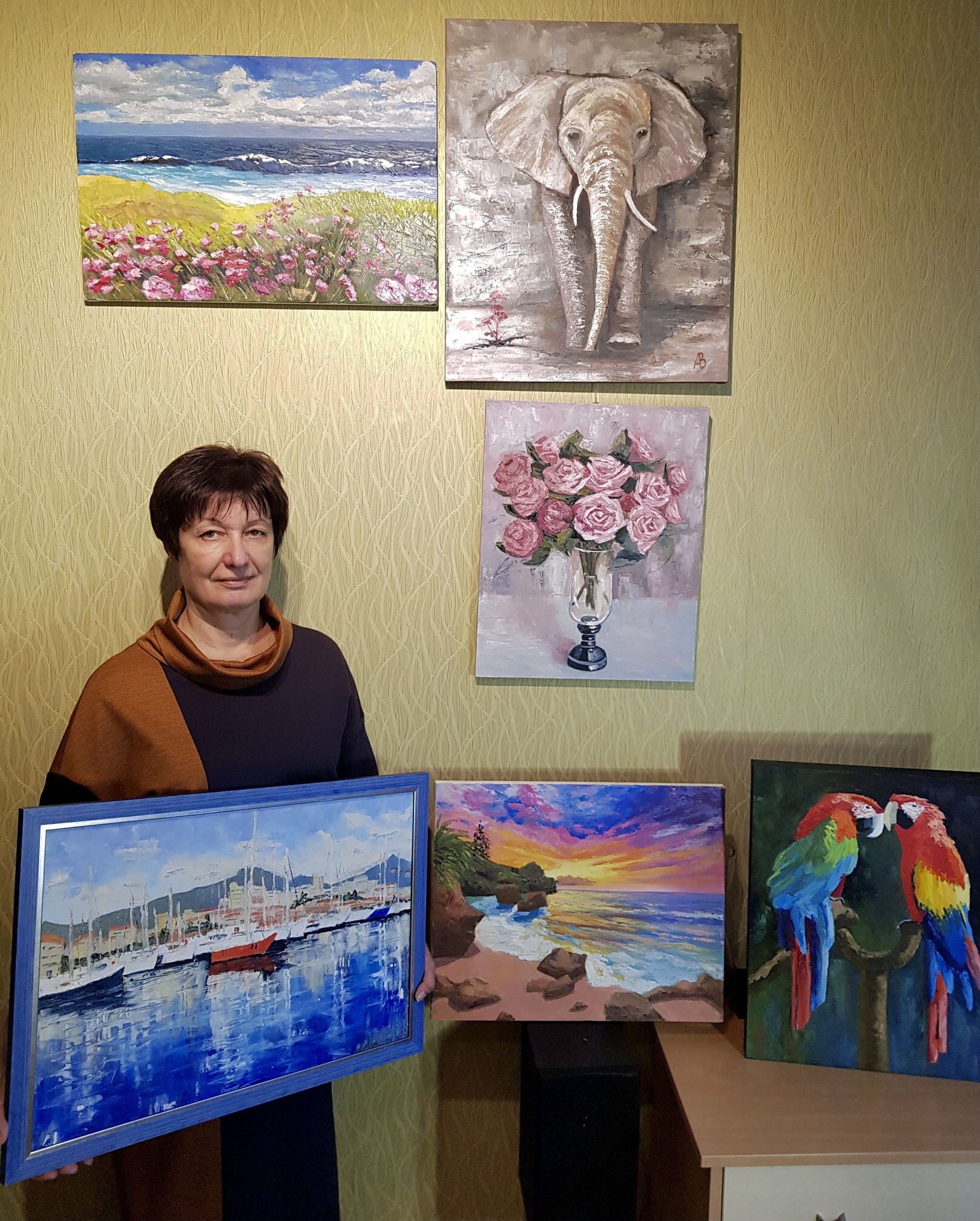 Акрил и мастихин: магия густого мазка