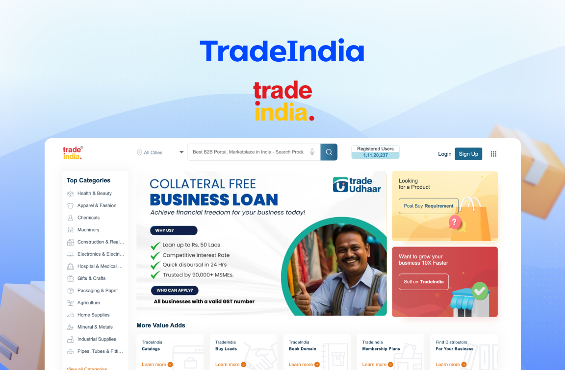 Top 10 B2B Online Marketplaces in India for 2025