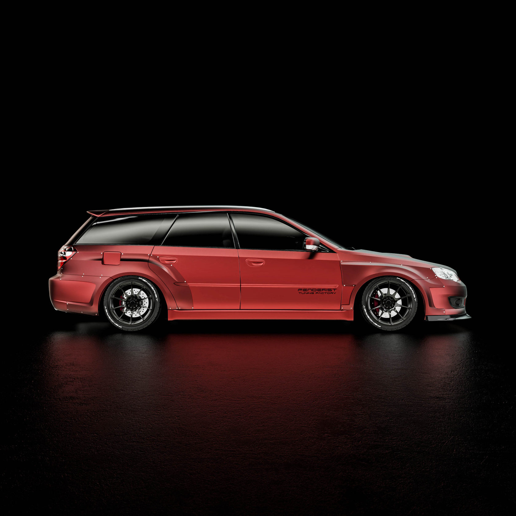 FENDERIST SPEC S Fender Flares / WIDE BODY KIT SUBARU Legacy Wagon Type ...