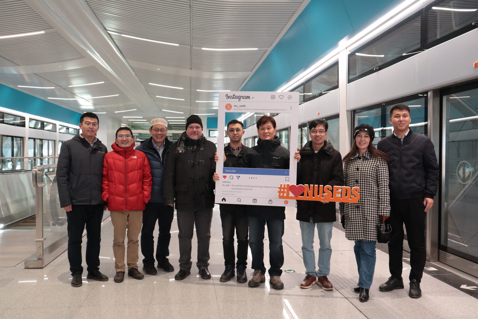 SEDS Visits Astana LRT Construction Site