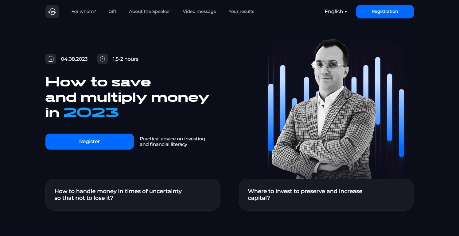 Webinar «How to save and multiply money in 2023»