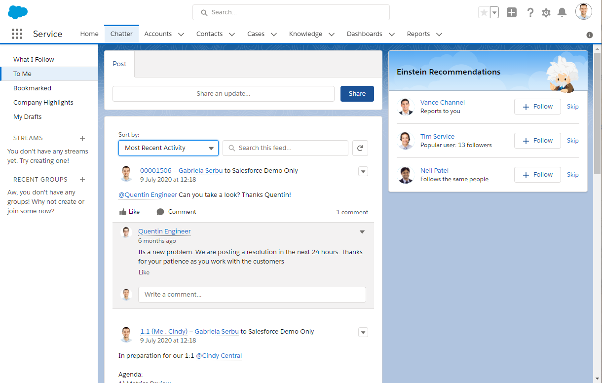 Salesforce Service Cloud