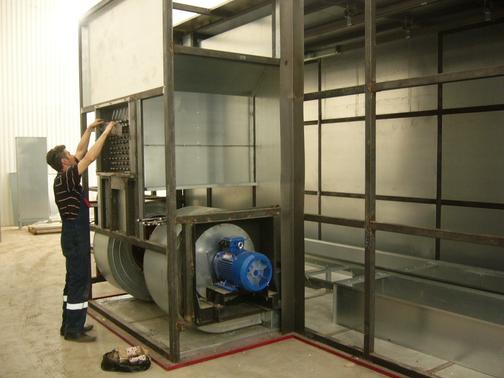 Электрическая камера полимеризации порошковой краски