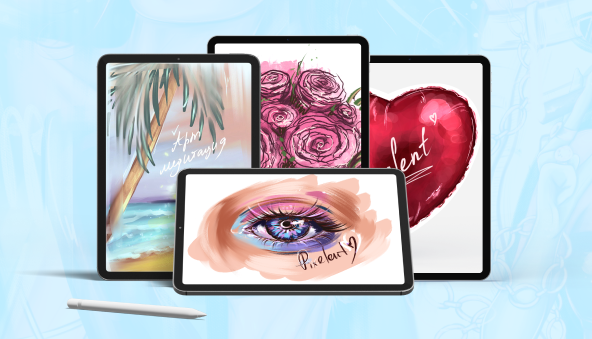 Реалистичный рисунок на планшете для всех