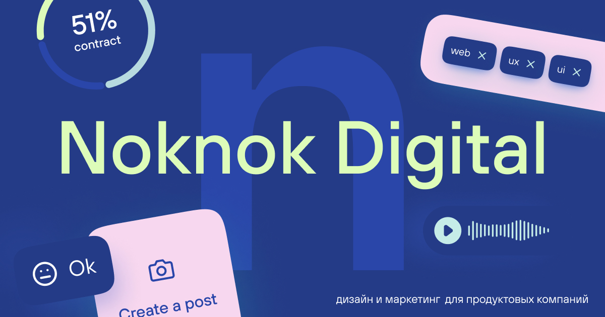 Noknok Digital | Дизайн и маркетинг