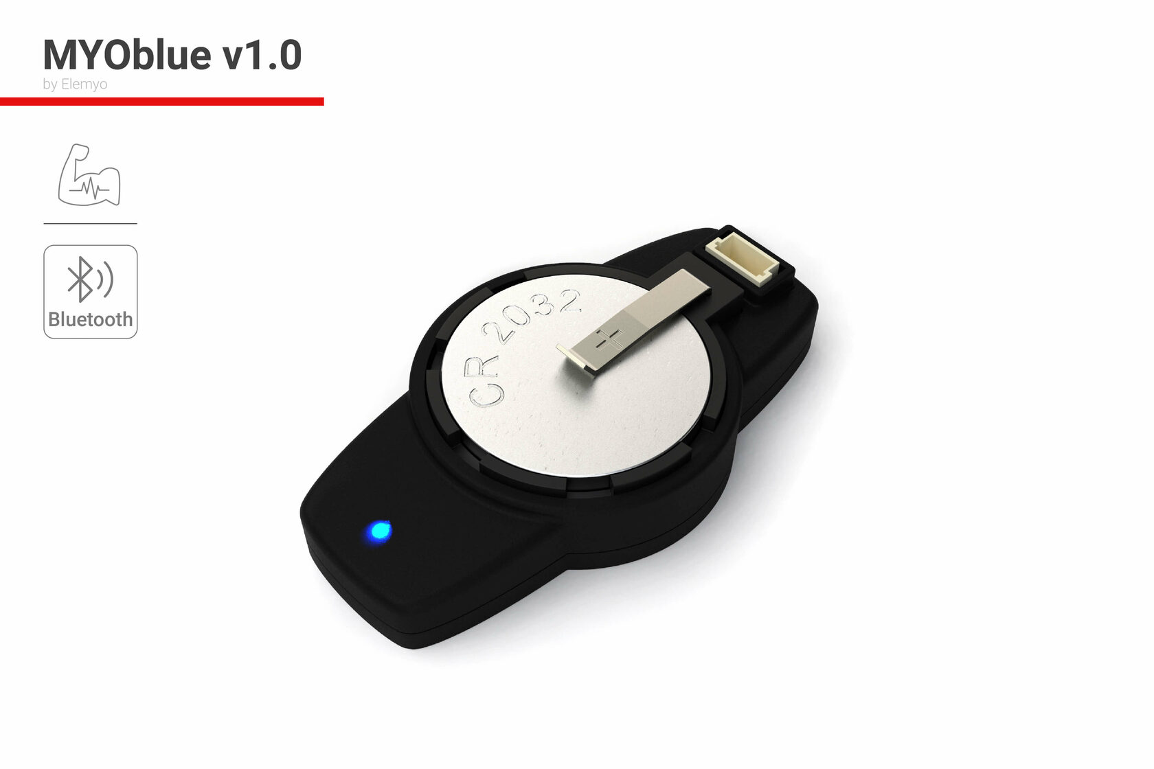 Buy Wireless EMG/ECG sensor MYOblue v1.0 for registration muscle activity