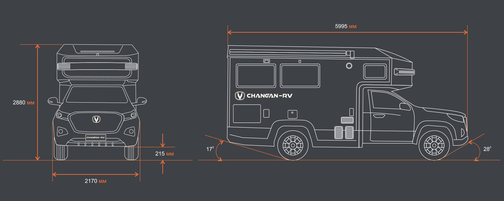 Полноприводный автодом Changan от официального партнера