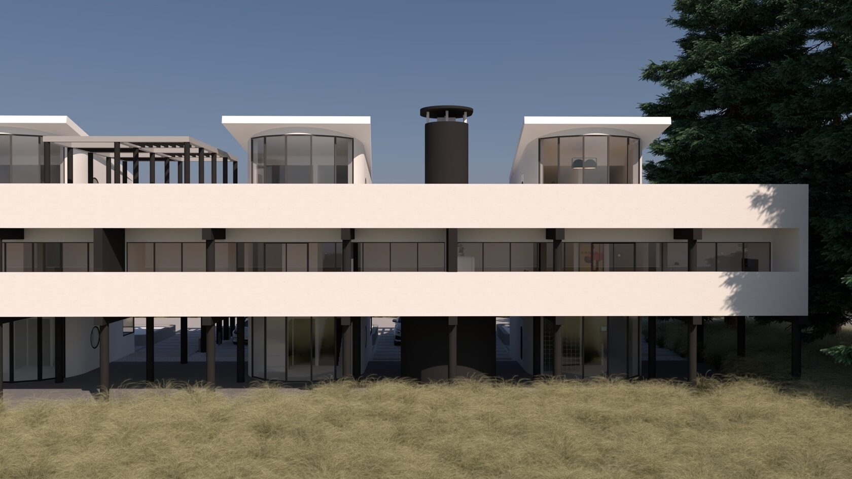 UNOA — project of a transitional type commune house with six ...