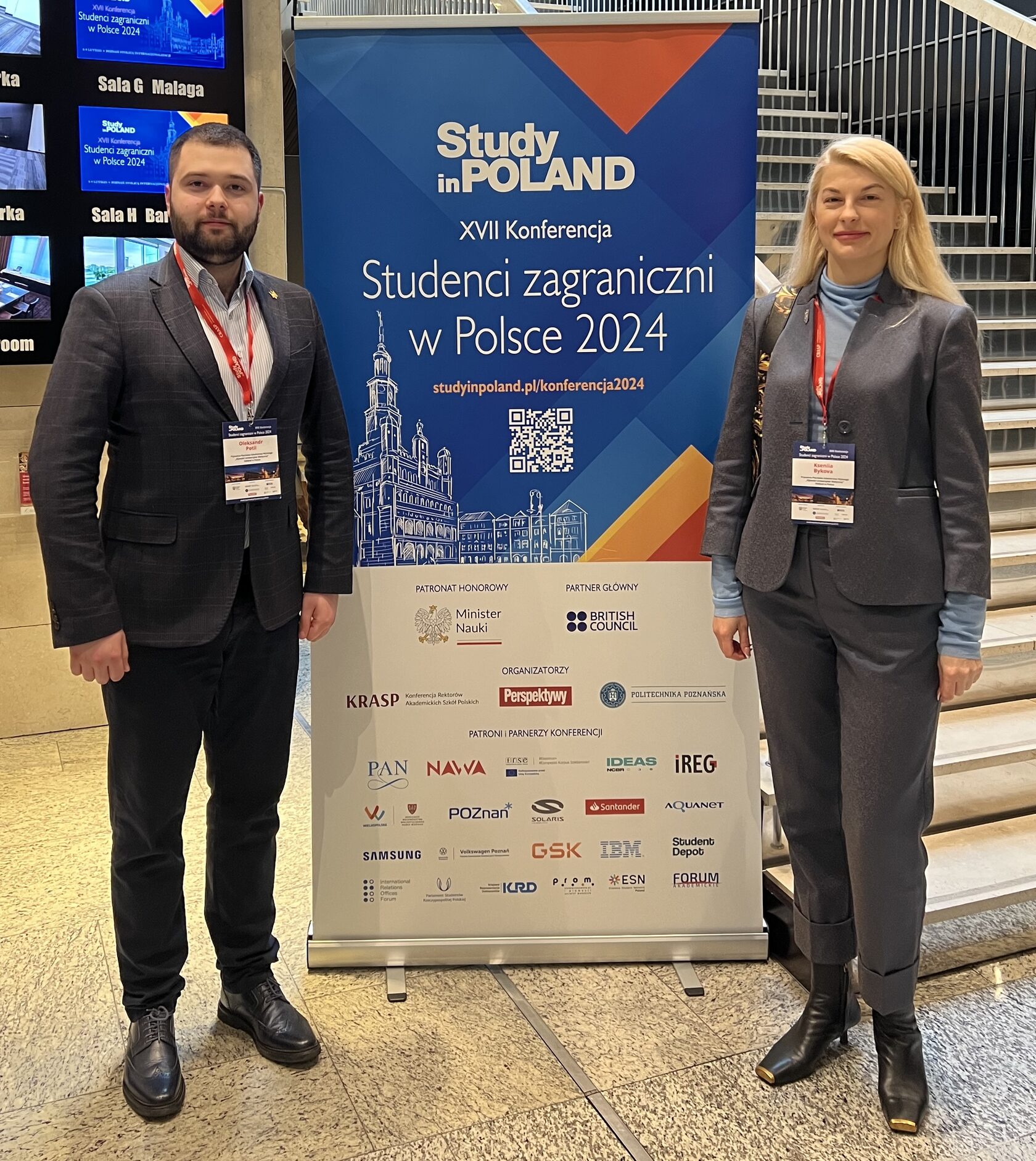 KMU Leadership Attends Prestigious International Students Conference in Poland