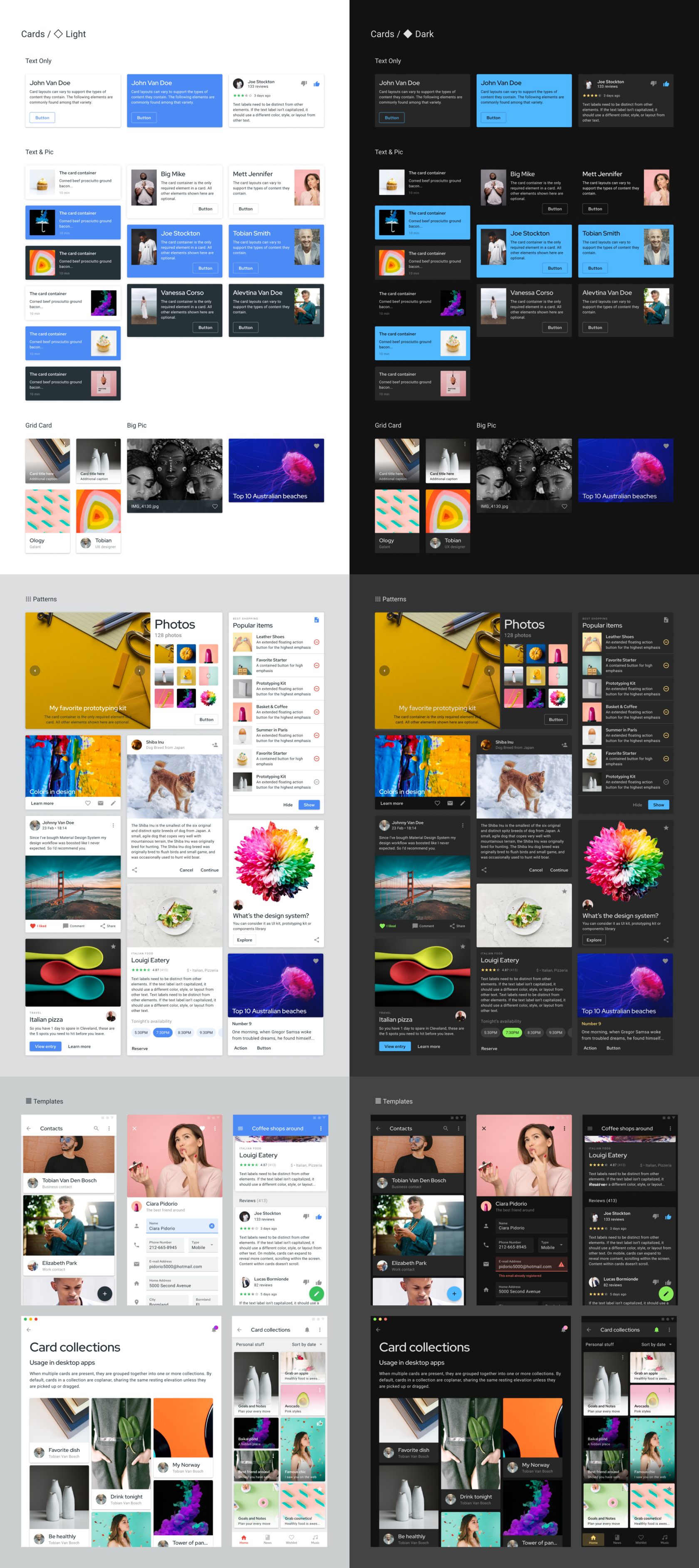 Figma Material Design System UI kit