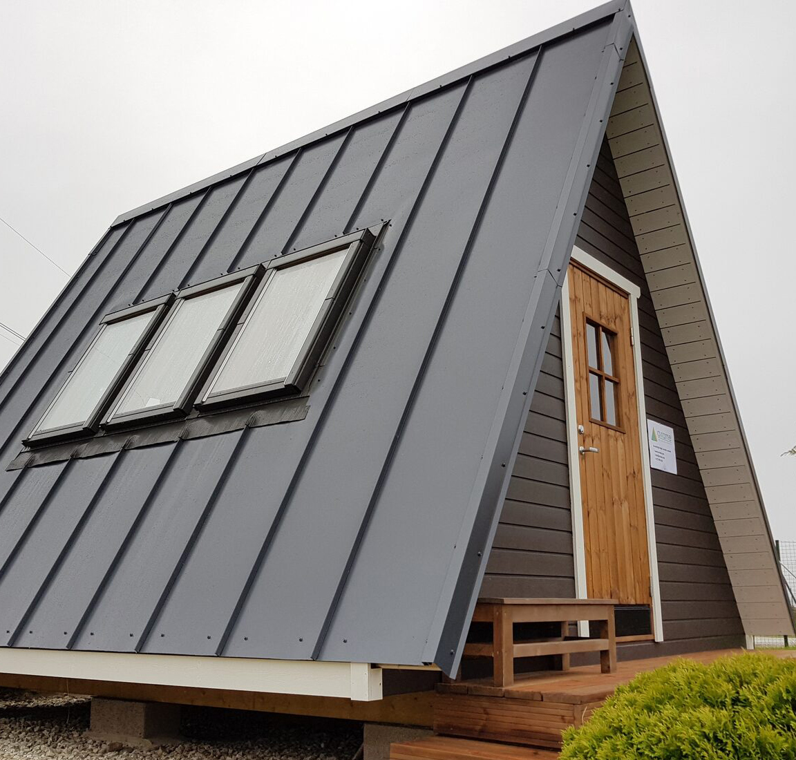 Solo 75 - Malé áčkové dřevostavby Avrame