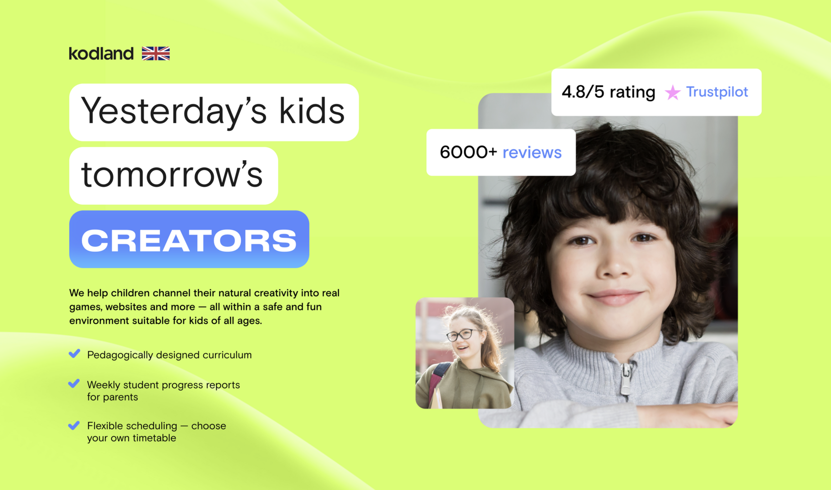 International online digital platform Kodland | English